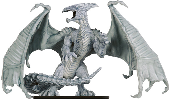 Elder White Dragon - Against The Giants - D&D Miniatures