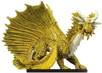 Large Gold Dragon - Night Below - D&D Miniatures