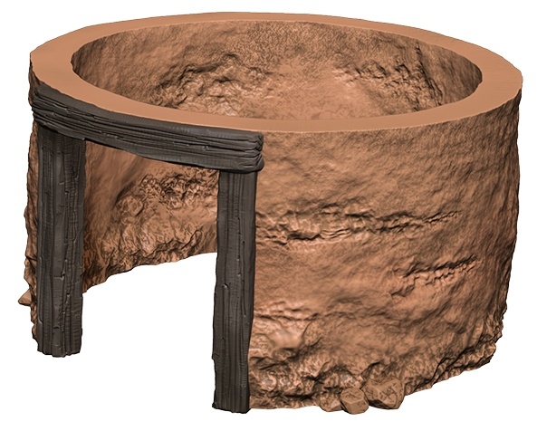 Shrine Keeper's Hut - 4D Settings: Jungle Shrine - Wizkids Fantasy Terrain
