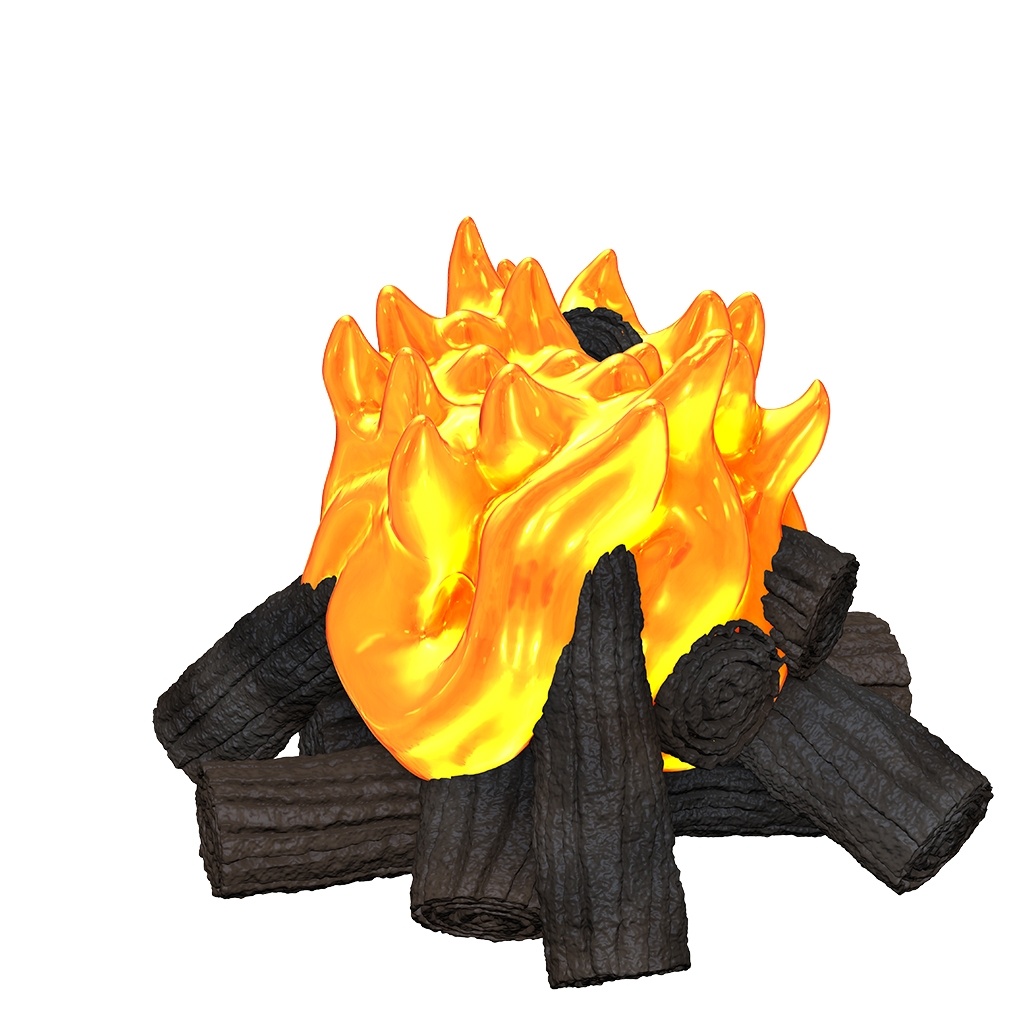 Fire Pit - 4D Settings: Encampment - Wizkids Fantasy Terrain